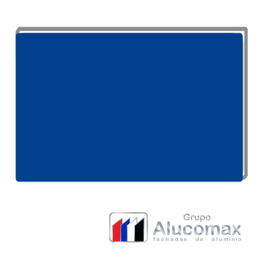 Alucobond Azul Marino Panel Exterior 4mm 1.50m x 5.50m | Grupo Alucomax