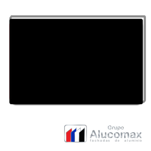 Alucobond Negro Panel Exterior 4mm 1.50m x 5.50m | Grupo Alucomax
